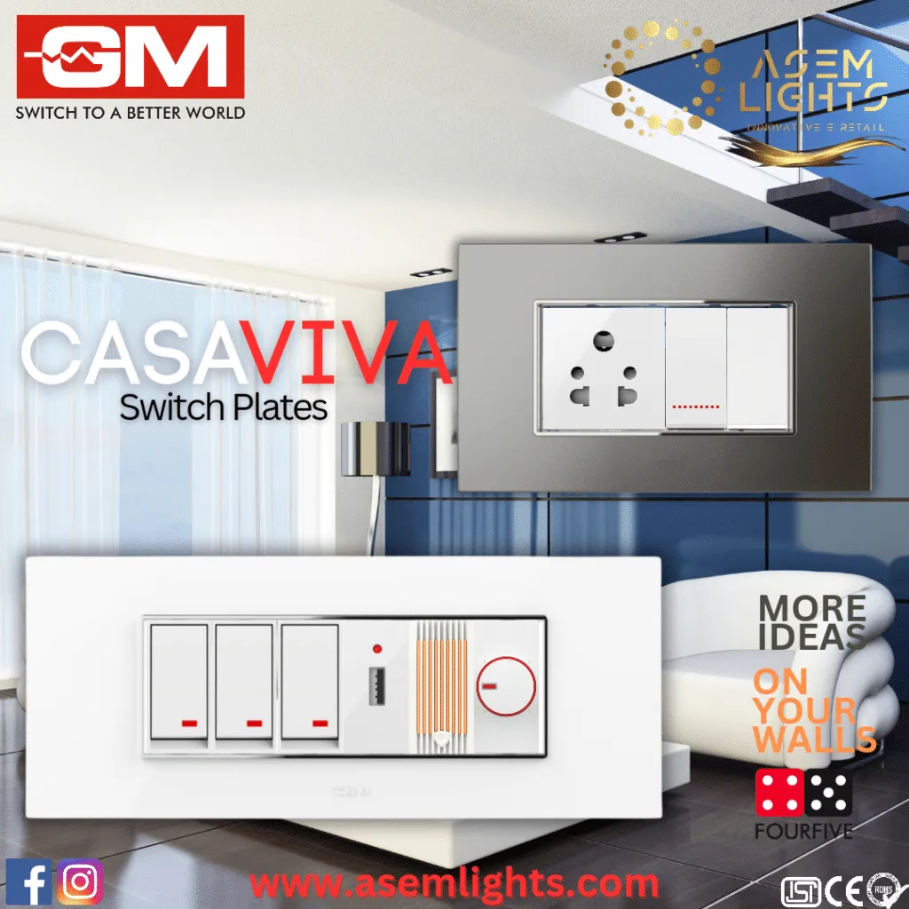 #1 Elegant GM Modular Switch Board Price In Nepal- Casaviva